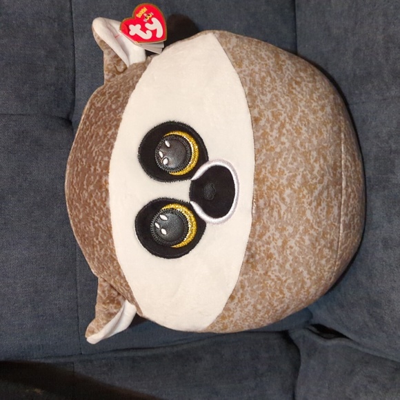 Ty | Toys | Nwt Ty Squishy Squish A Boos Beanies Linus Lemur 9 | Poshmark